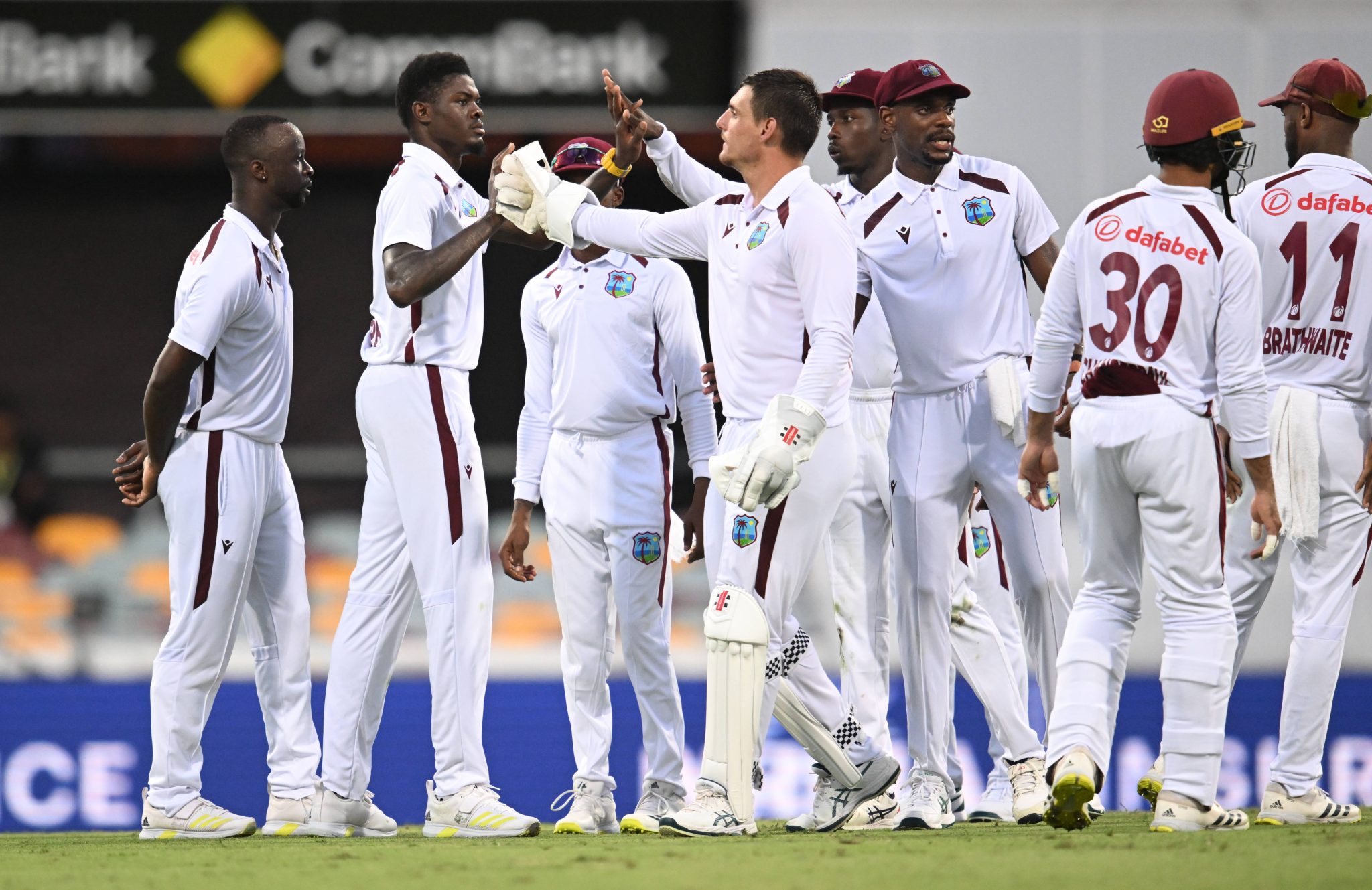 Watch: Kevin Sinclair drops backflip celebration after first Test wicket
