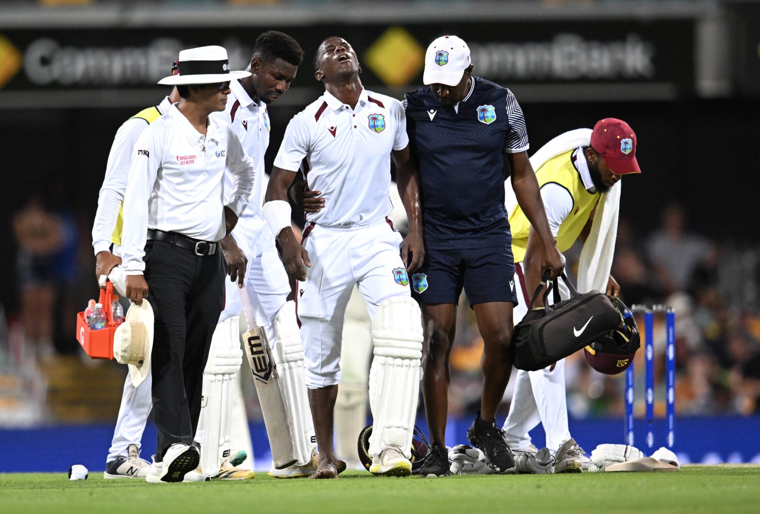 WATCH: Mitchell Starc crushes Shamar Joseph's toe with fiery yorker in ...
