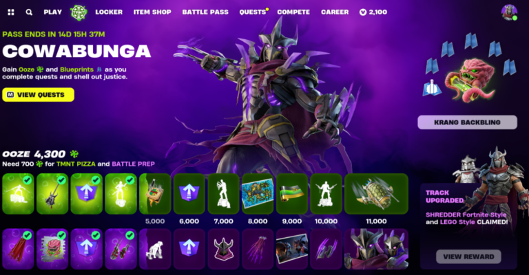 Fortnite x TMNT: Shredder & Turtles Battle in Fortnite Battle Royale