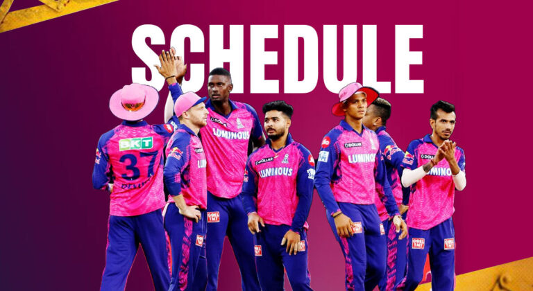 Rajasthan Royals match schedule for IPL 2024