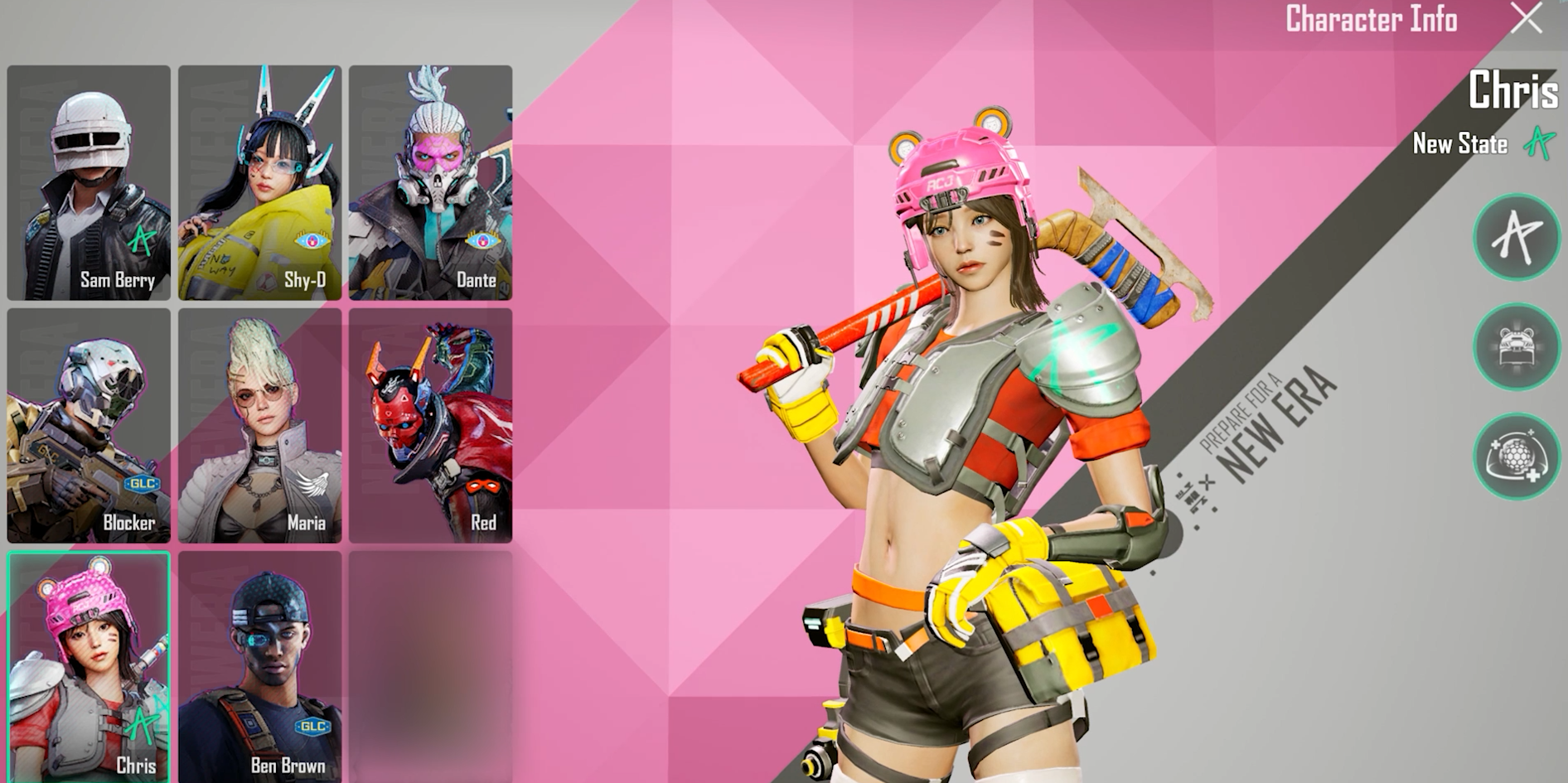 NEW STATE Mobile introduces 2 New Characters for NEW ERA