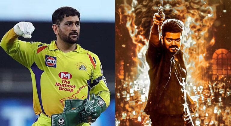 Old MS Dhoni is back! CSK brings Vijay Thalapathy Leo interval scene to ...
