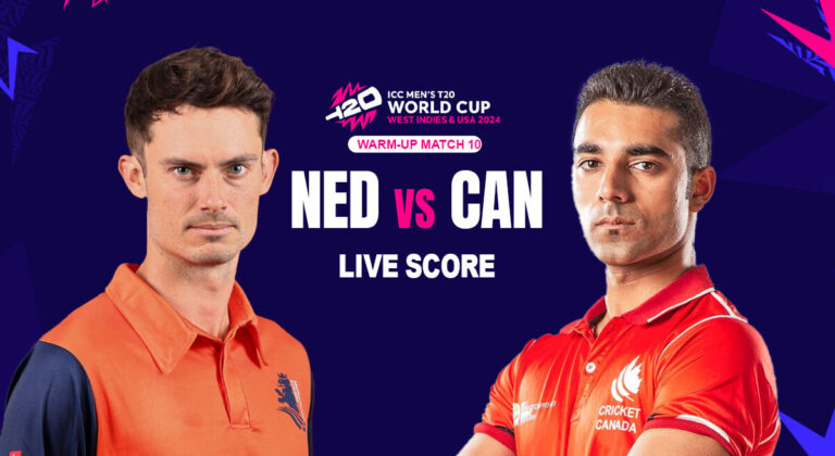 NED vs CAN: T20 World Cup warm-up match 10 between the Netherlands and ...