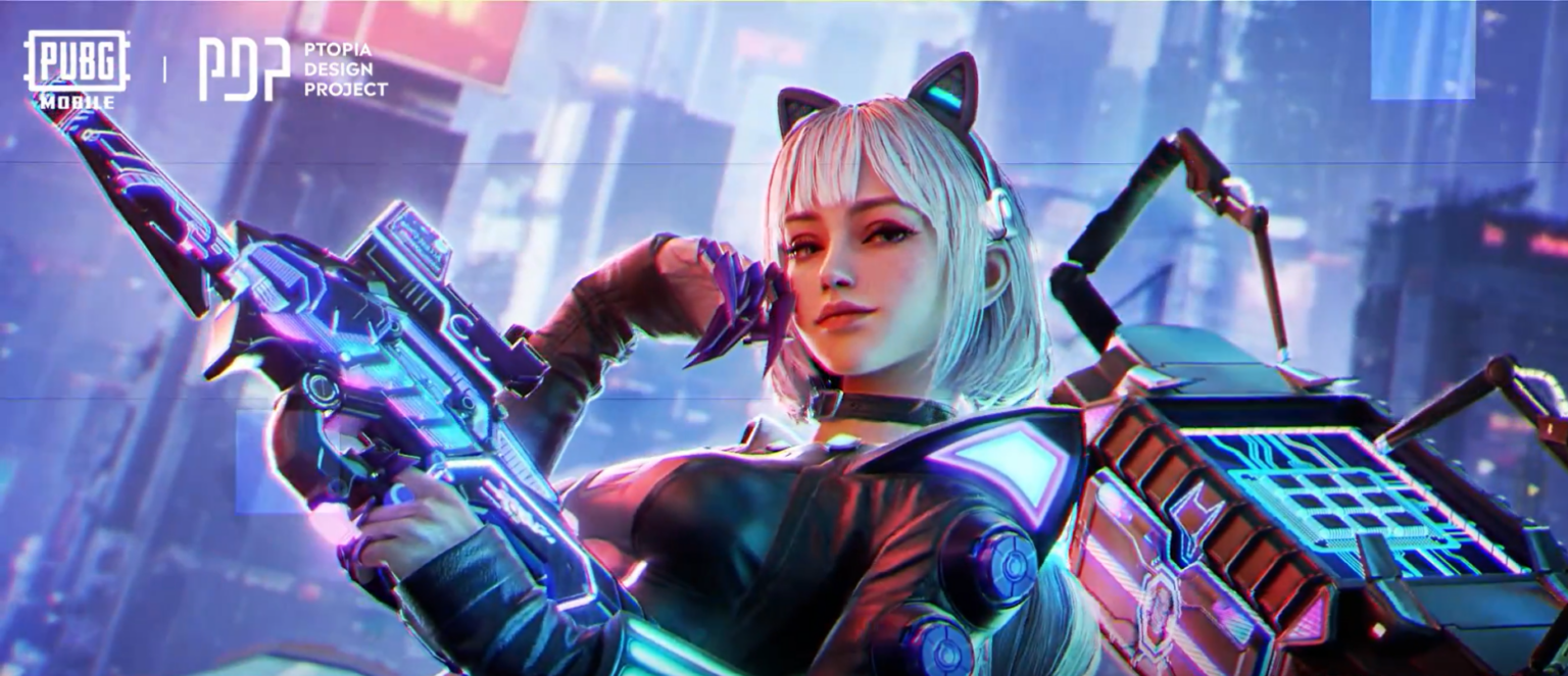 PUBG Mobile Devious Cybercat Set is coming with futuristic theme