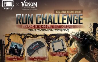 PUBG Mobile x Venom: The Last Dance brings Run Challenge