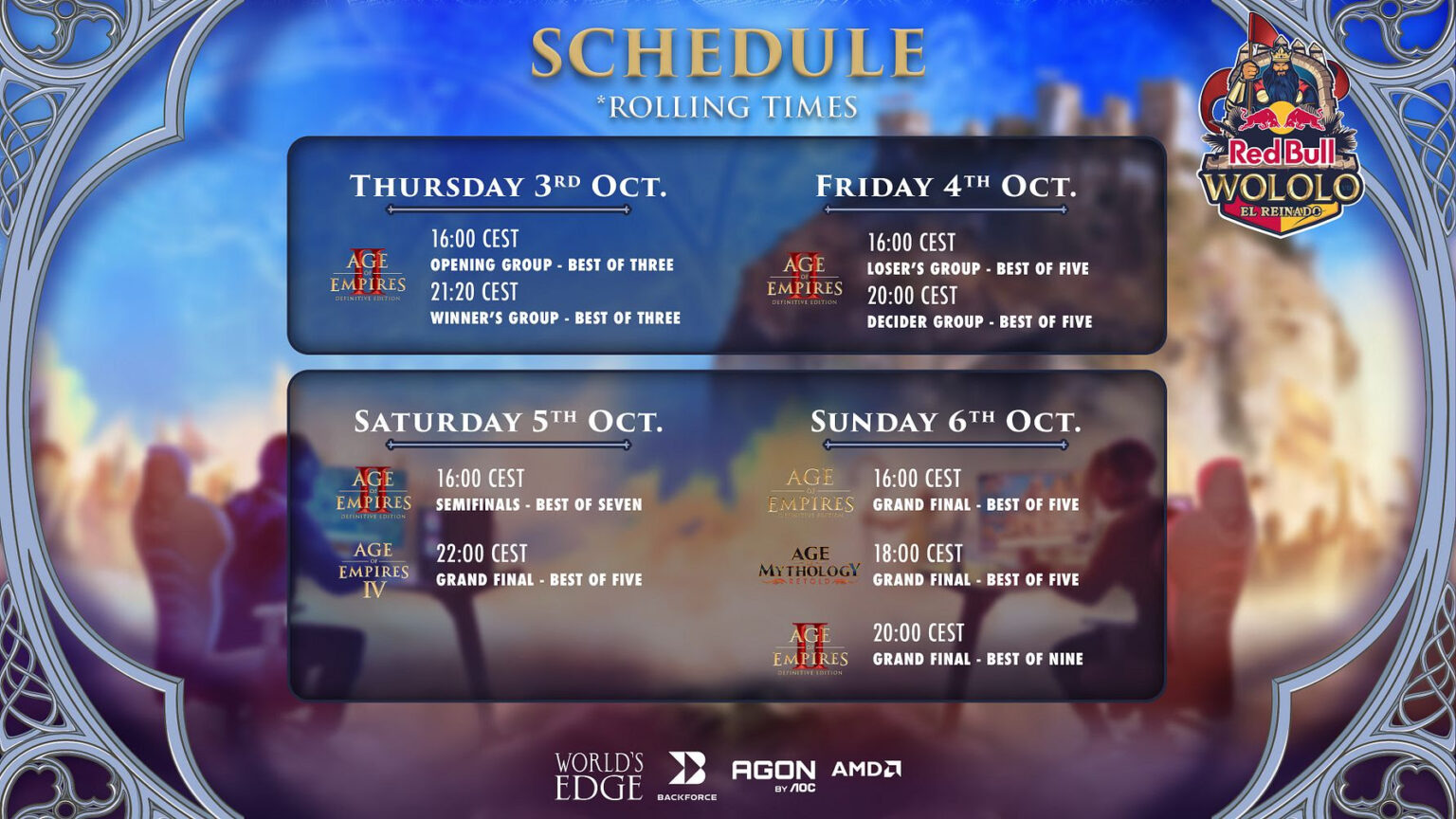 Red Bull Wololo: Legendary Age of Empires Tournament Kicks Off!