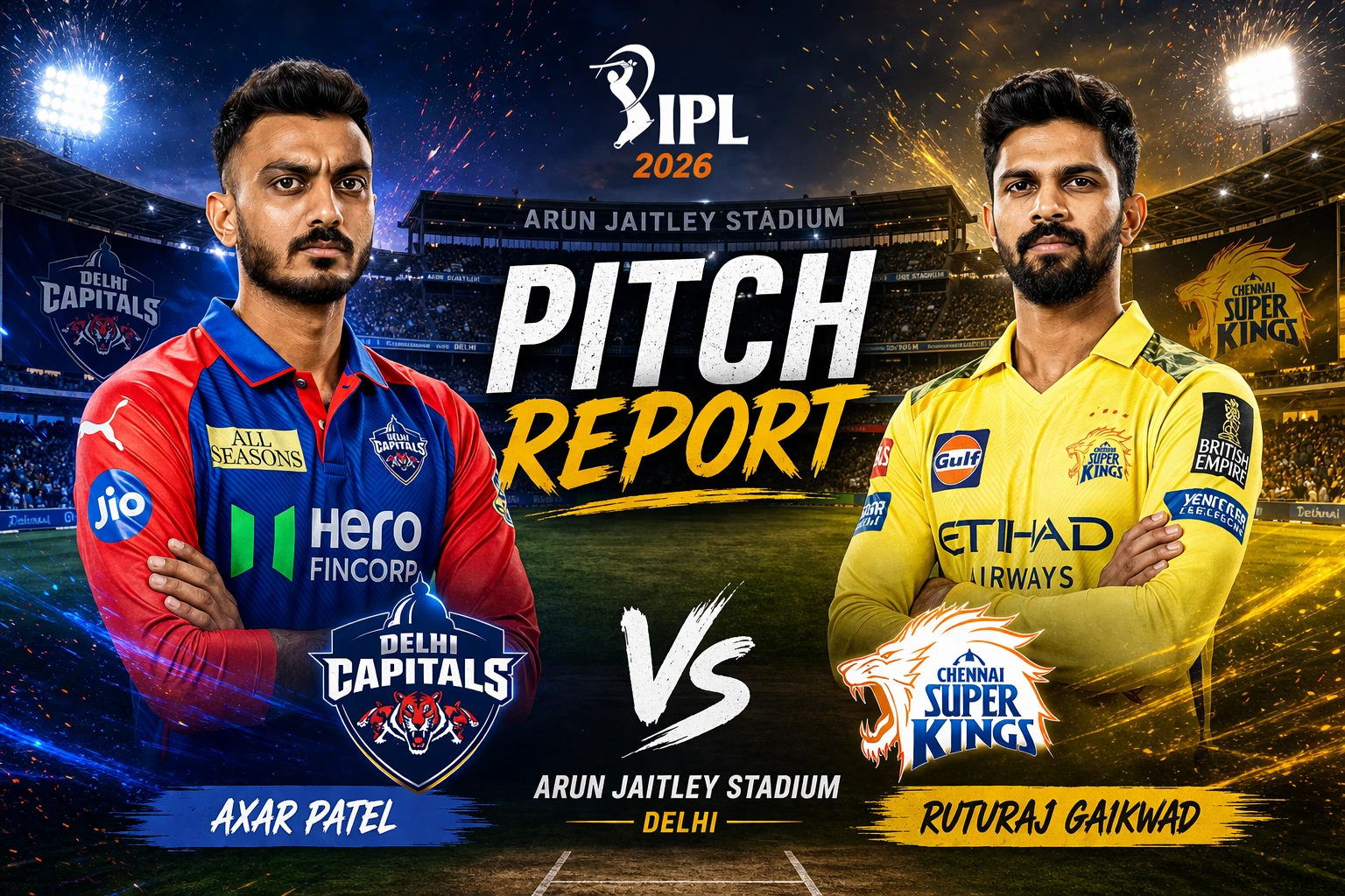 Arun Jaitley Stadium Pitch Report: No 75-run all-out but high-scoring ...