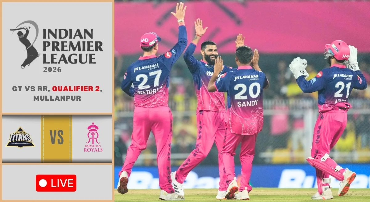 GT vs RR, IPL 2026 Q2: Gujarat enter final with highest chase in playoffs